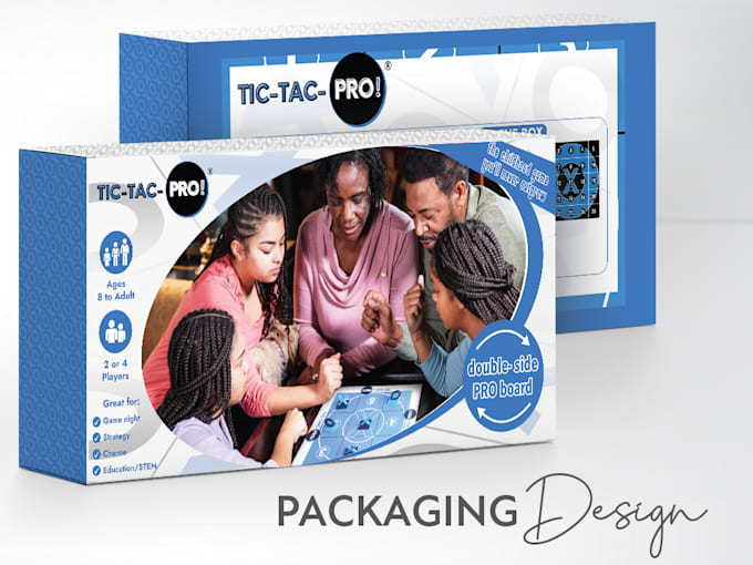 Design a product packaging box with precise, pixel perfect details by ...