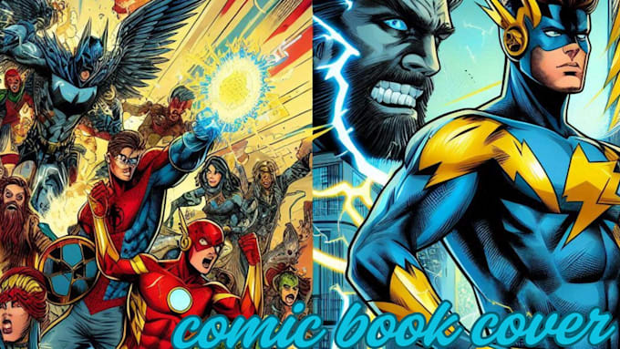 Draw quality comic cover cover page cover art character art dungeons ...