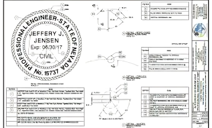 Provide licensed pe stamping for engineering and architectural plans by ...