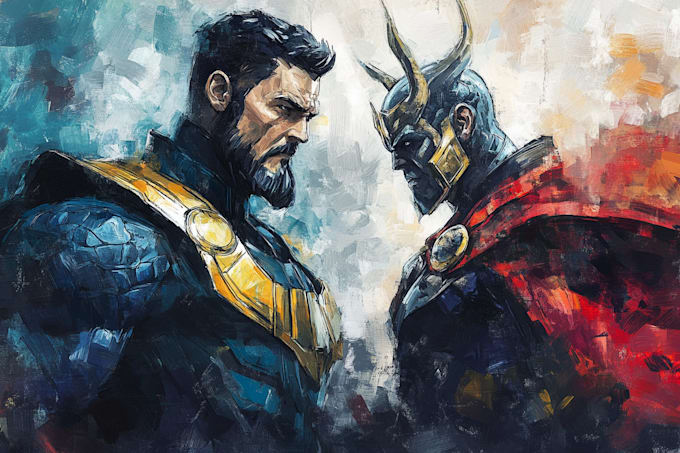 Draw your very own superhero or villain in marvel style by Ireenays ...