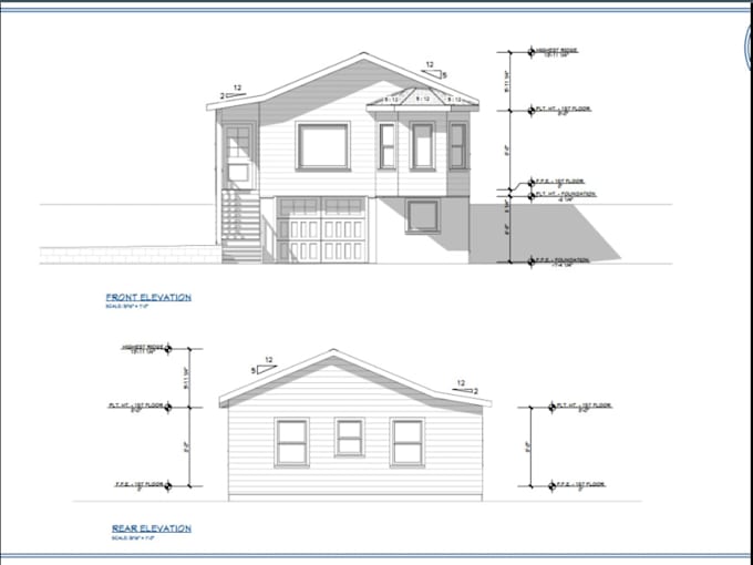 Draw city permit architectural drawing using chief architect x16 by ...