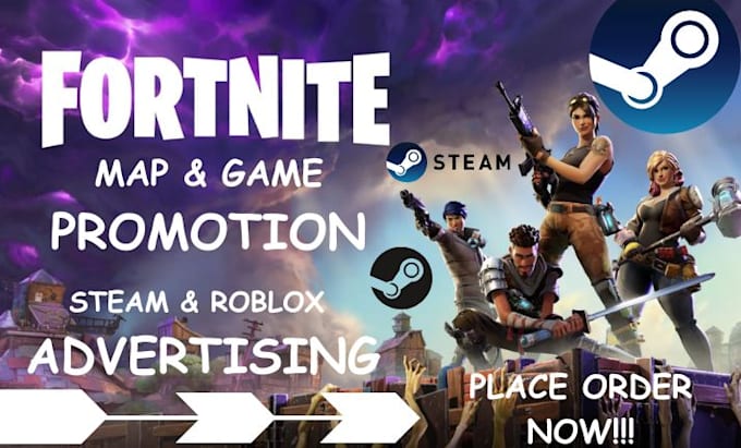 Do fortnite game and fortnite map promotion, roblox game promotion to ...