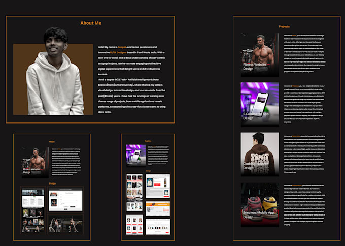Do a professional portfolio design in figma by Ig_single | Fiverr