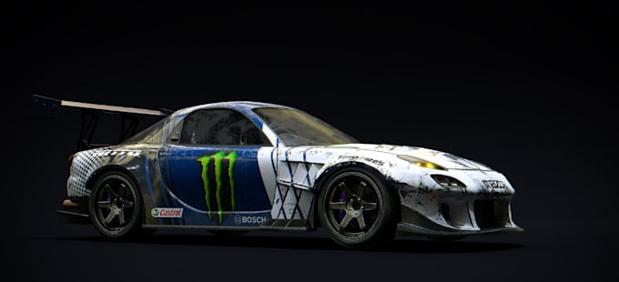 Upgrade mid poly,low poly for game minecraft car model for gta5,fivem ...
