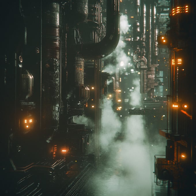 Draw a cyberpunk futuristic city art illustration by Chelseaarikou | Fiverr