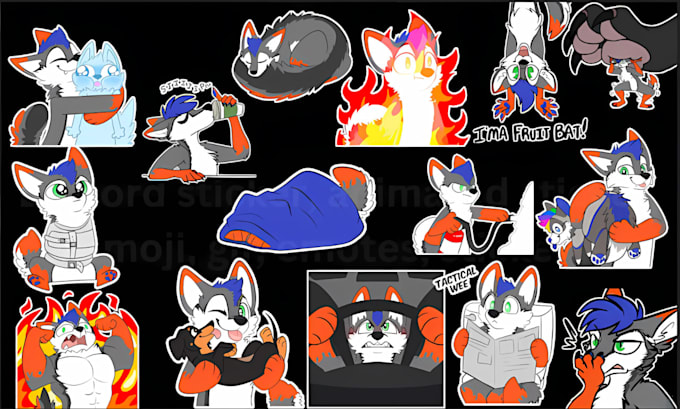 Draw telegram stickers furry telegram sticker animated furry stickers ...