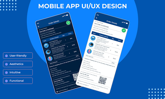 Create mobile app uiux design wireframe and figma prototype by Synergydigital | Fiverr