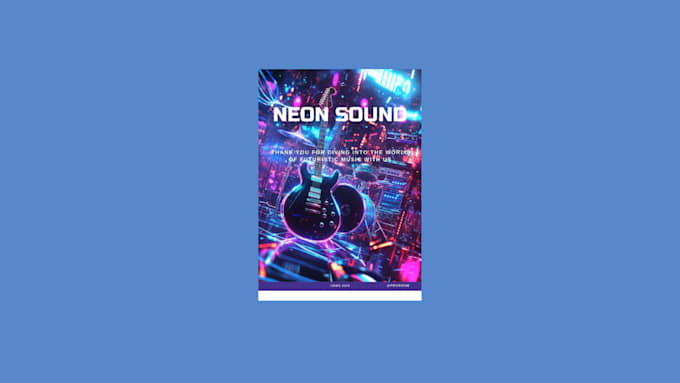 Futuristic ai magazine and cyberpunk brochure by Namibianew | Fiverr