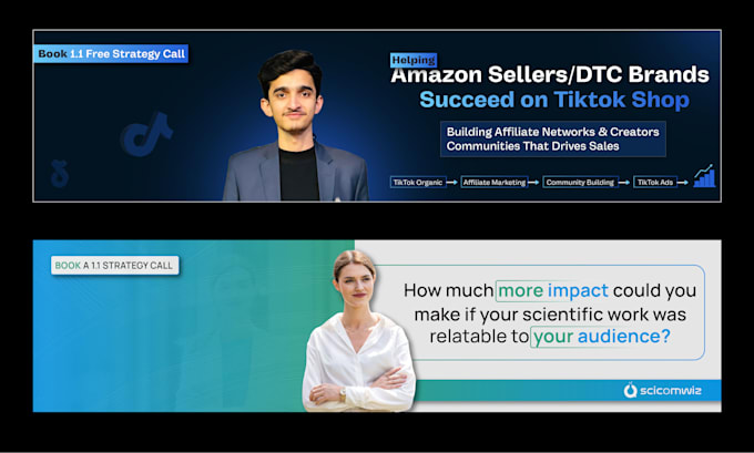 Design the high quality linkedin banner that brings leads by ...