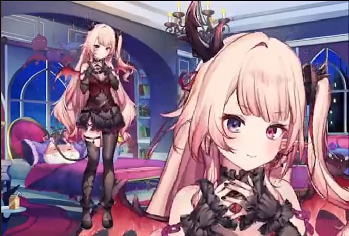 Design and rig custom 2d vtuber model live2d rigging anime vtuber for ...