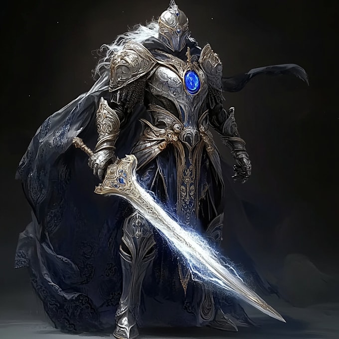 Draw dnd, fantasy character and dnd character art for you by Mgezaz ...