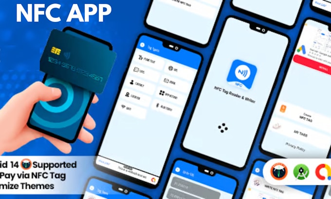 Build nfc app nfc tag read write nfc business card digital card ios android app by Aceteamleader ...