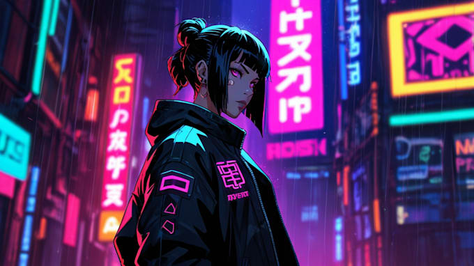 Create cyberpunk nft crypto art for you by Ferlishailler | Fiverr