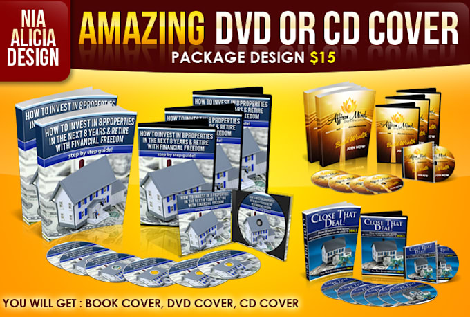 Design amazing dvd cover or cd cover by Niaalicia | Fiverr