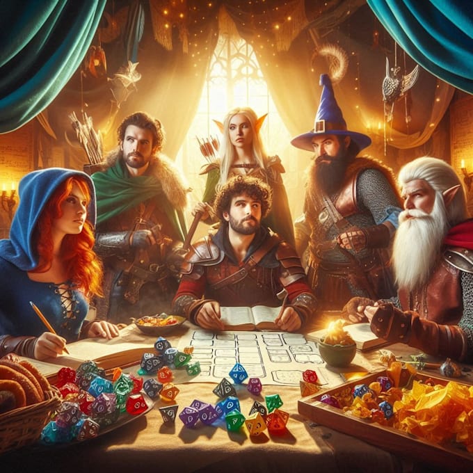 Do illustration, concept art and character design, dnd by Pioterett ...