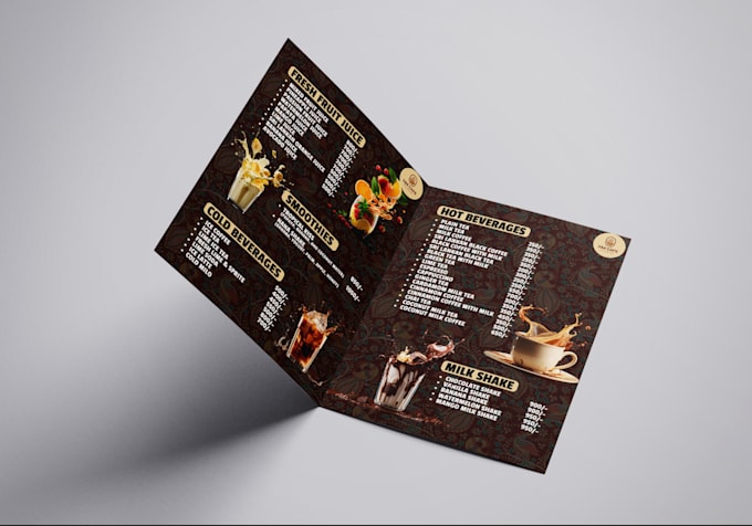 Create custom restaurant menu cards by Isukavishka | Fiverr
