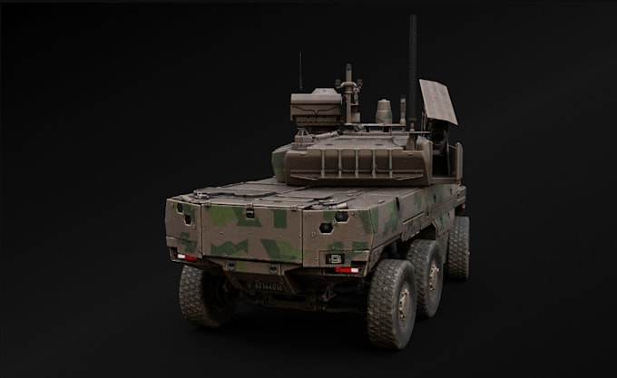 Remesh 3d military vehicle,fender,3d tank,bumper,3d wheel,semi truck ...