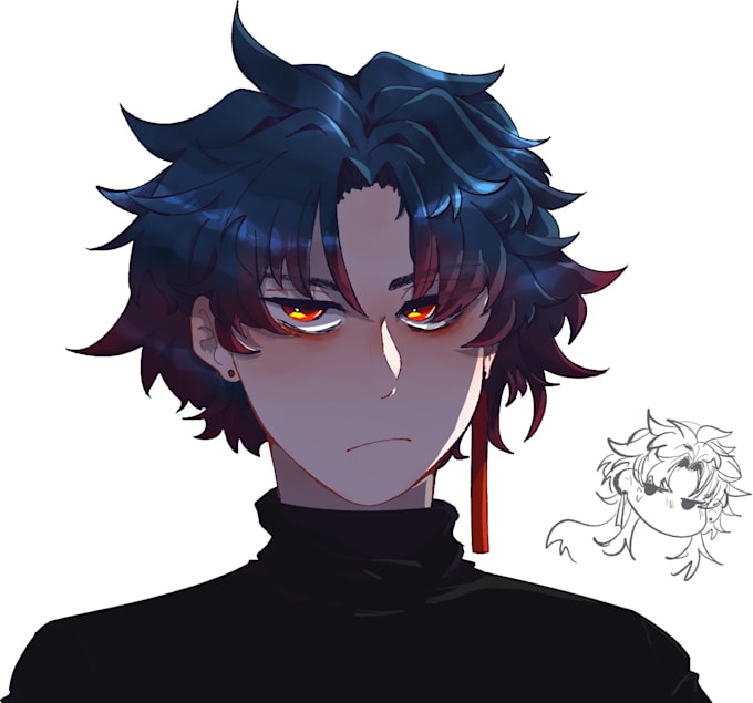 Draw icon, pfp, portrait or oc for you by Mookisz | Fiverr