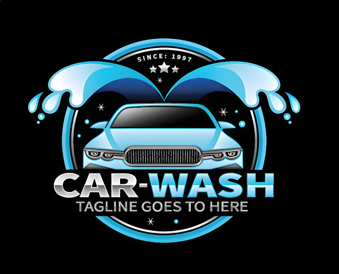 Create modern car details, car wash logo design by Debbie_haag | Fiverr