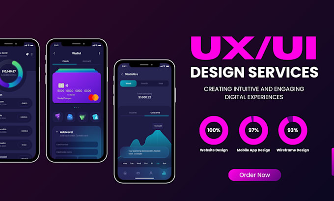 Do website ui ux design website design figma landing page and mobile app by B3st_touch | Fiverr