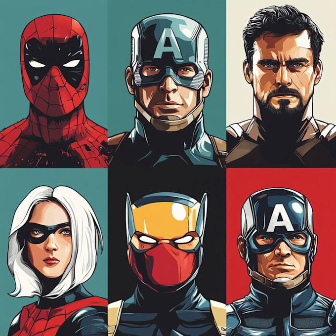 Make you as a marvel character by Evieutler3 | Fiverr