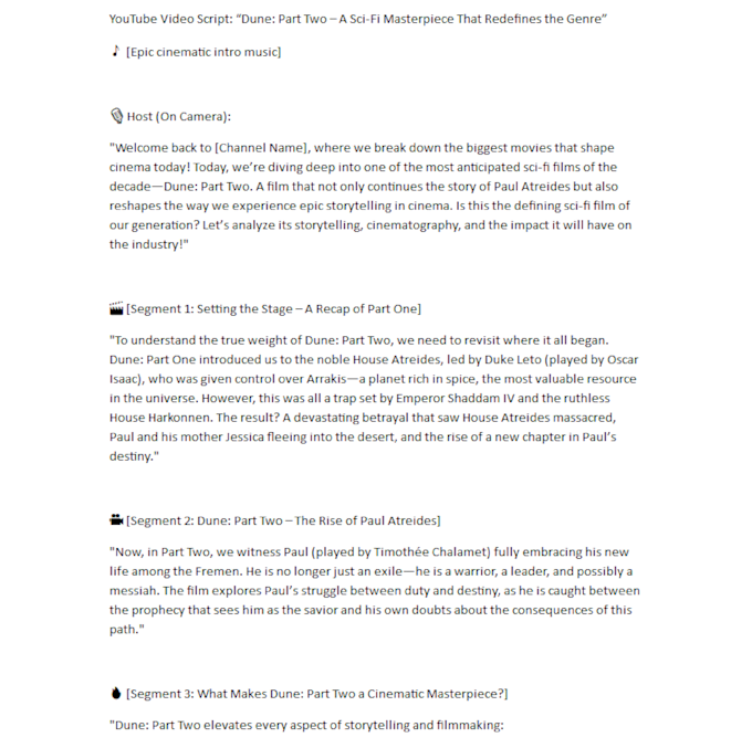 Research and write a script for your youtube videos by Congra2 | Fiverr