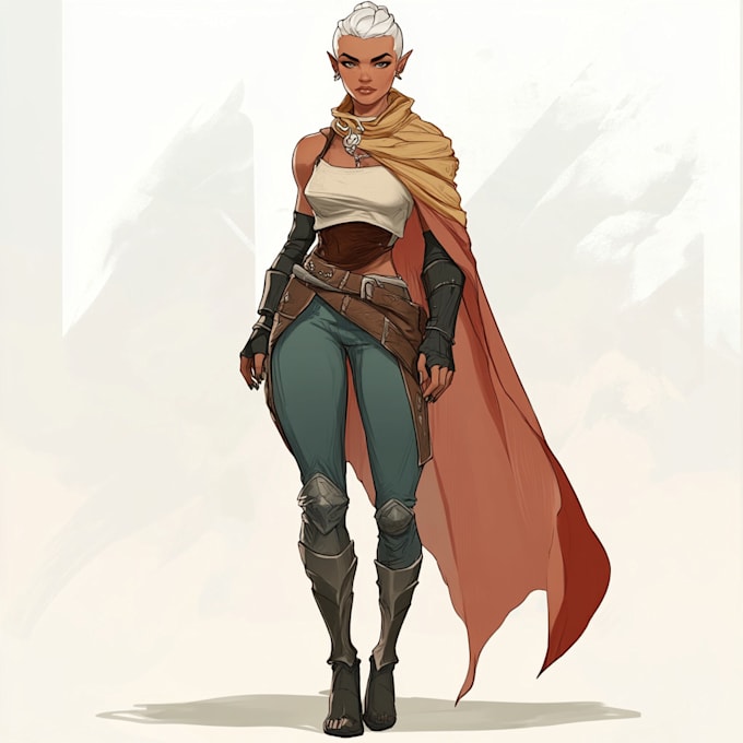 Create dnd character art and dnd character art in unique style by ...