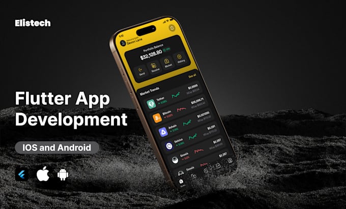 Develop android or ios flutter apps by Elistech | Fiverr
