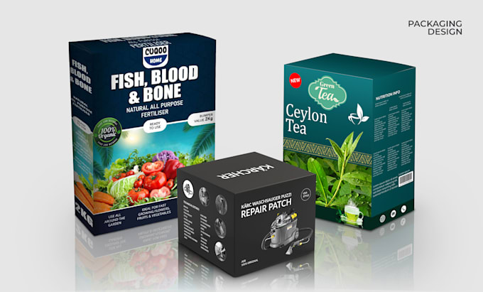 Design premium product packaging and labels with 3d mockups by ...