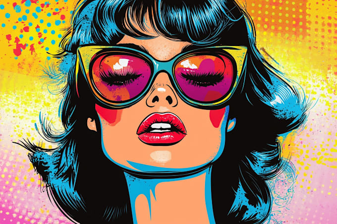 Draw pop art portraits from your photo by Kaliopeker | Fiverr