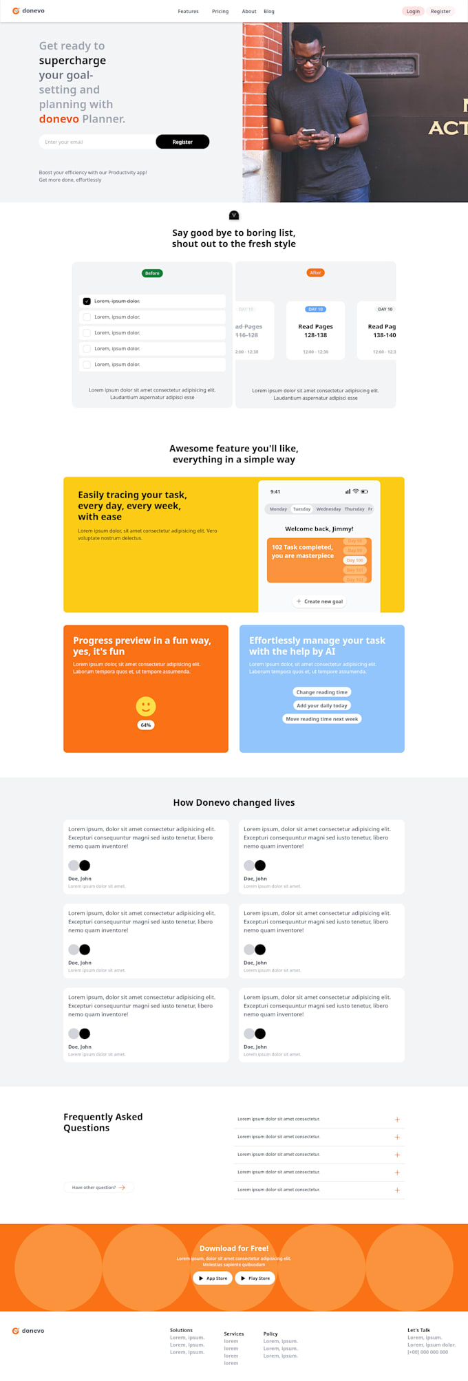Convert figma, html to vue js website using tailwind css by Ihr_art | Fiverr