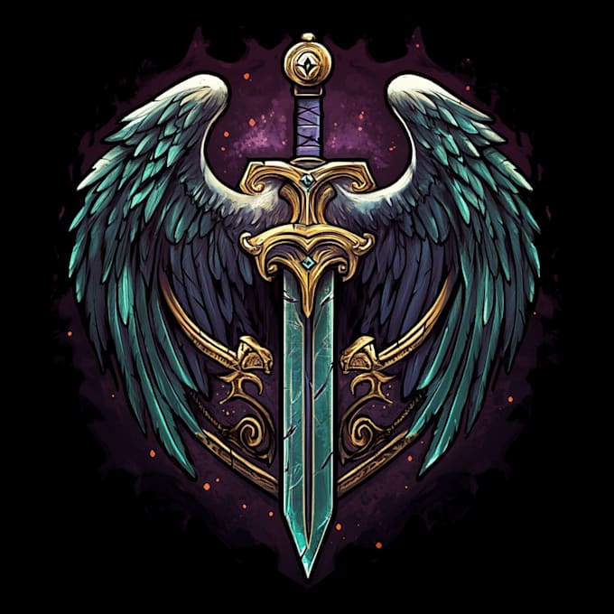 Design a fantasy rpg logo dnd image for you by Elizabethutler | Fiverr