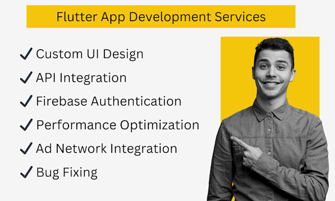 Develop flutter app with firebase and api integration by Sheraz011 | Fiverr