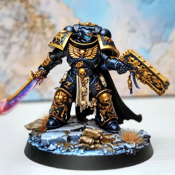 Paint your warhammer 40k, sigma and dnd miniatures by Drunlcon | Fiverr