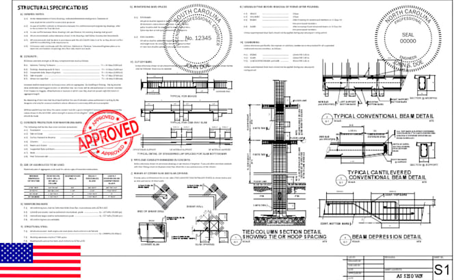 Licensed engineer, permit ready drawings, engineer stamp for va nc sc ...