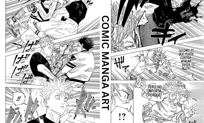 Draw anime manga comic page manga panel art storyboard scene comic ...