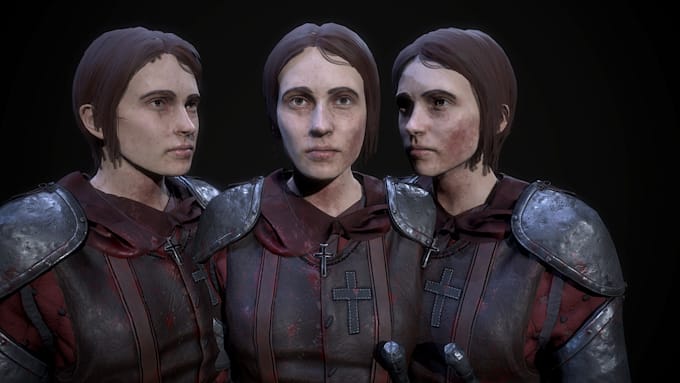 Detail 3d realistic character, unity texture, high poly model, ue5 rig, animate by Elementor ...