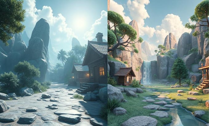 Design Stunning 3d Game Environments For Unity Unreal Engine Or