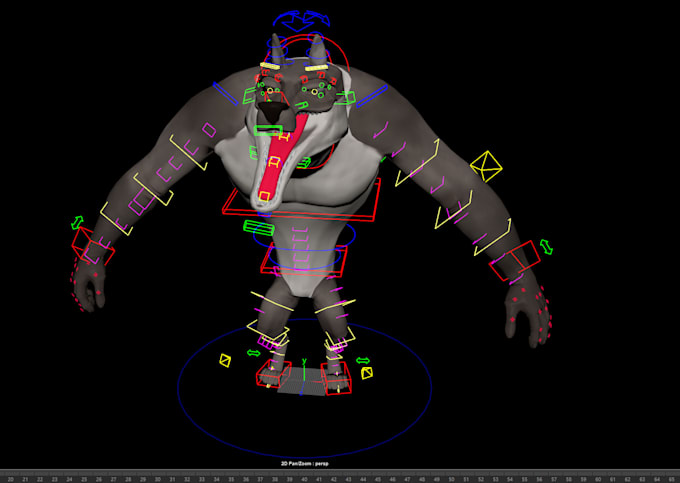 Characters rig and props 3d by Nacho314 | Fiverr
