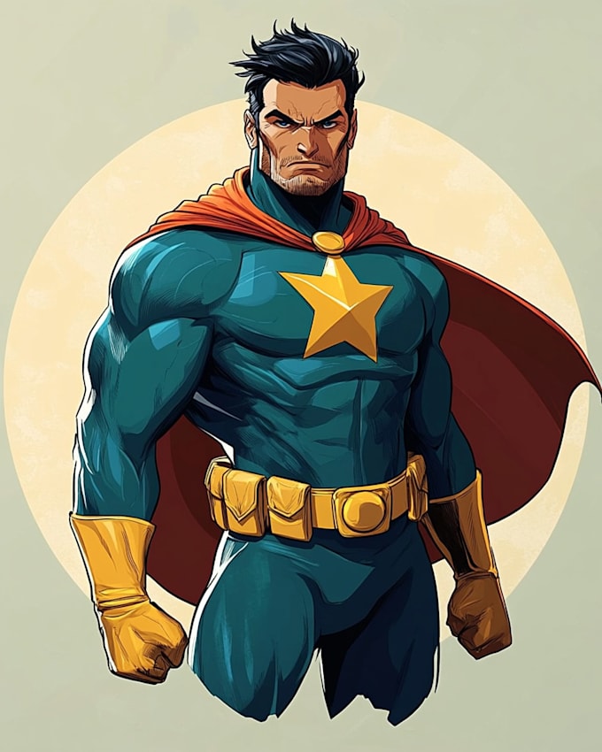 Create concept art superhero character design for comics by Rosemaam ...