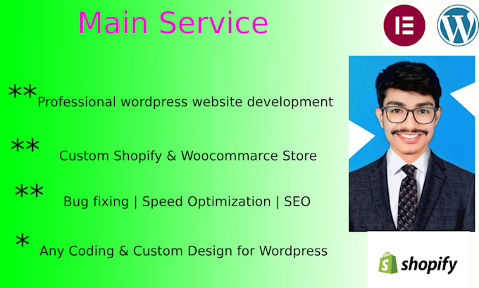 Build make gorgeous website fix create design show stunning by ...