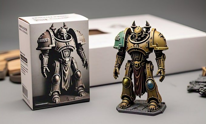 3d print and paint custom warhammer 40k miniatures figurine diorama ...