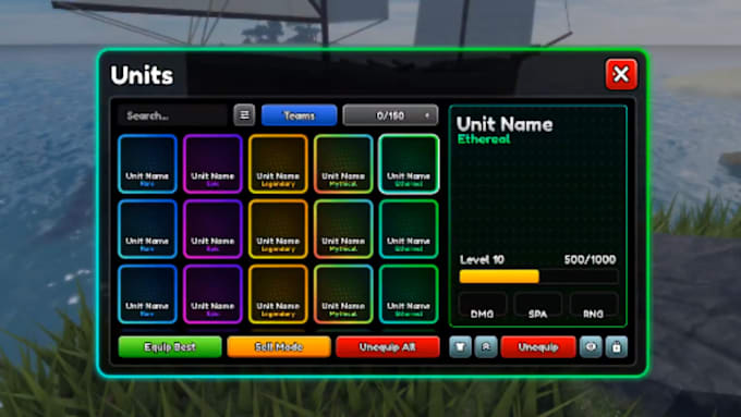 Create professional roblox ui, gui for you by Micheal_glid | Fiverr