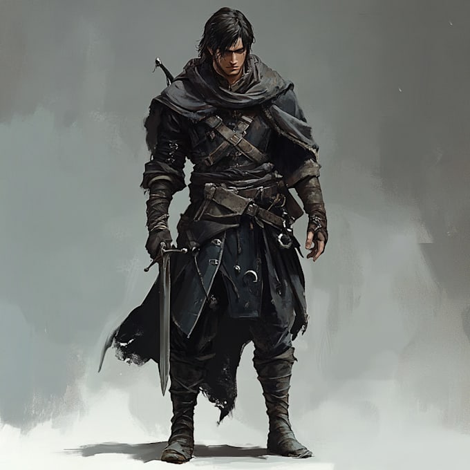 Draw dnd character designs, concept art, digital art for you by ...