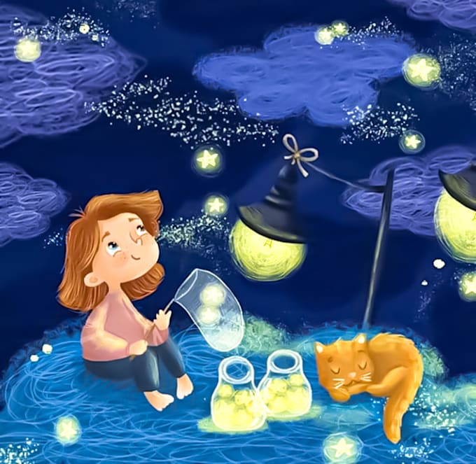 Children story book illustration children story book illustration by ...