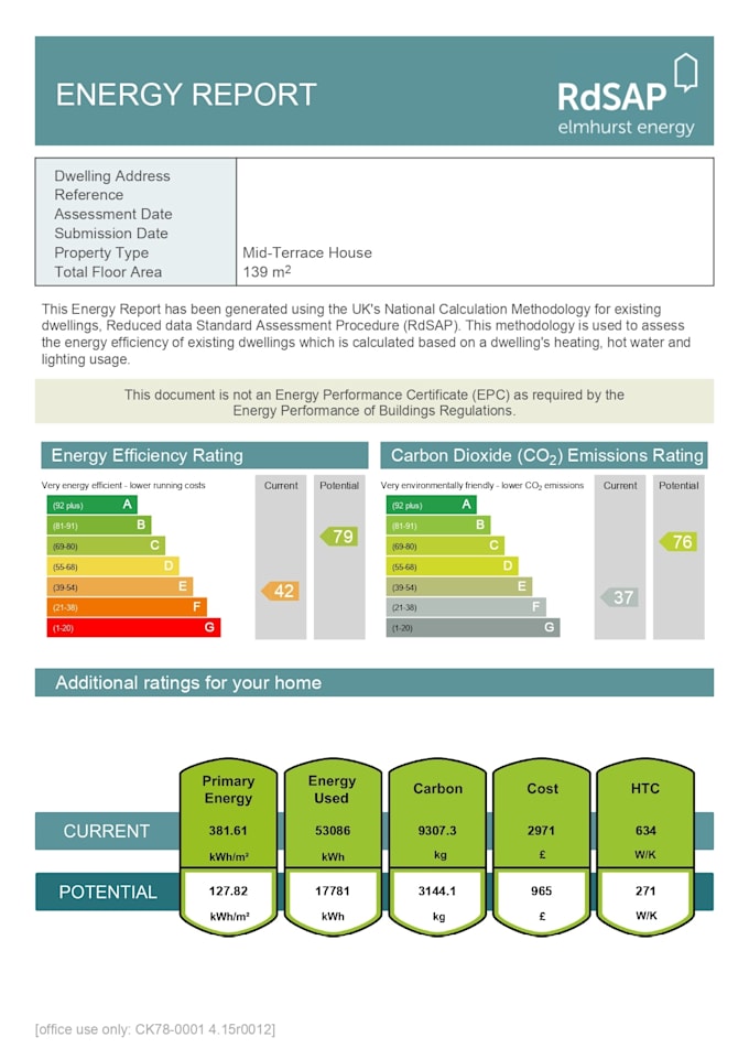 Generate epc and epr of a property, make condition report on elmhurst ...
