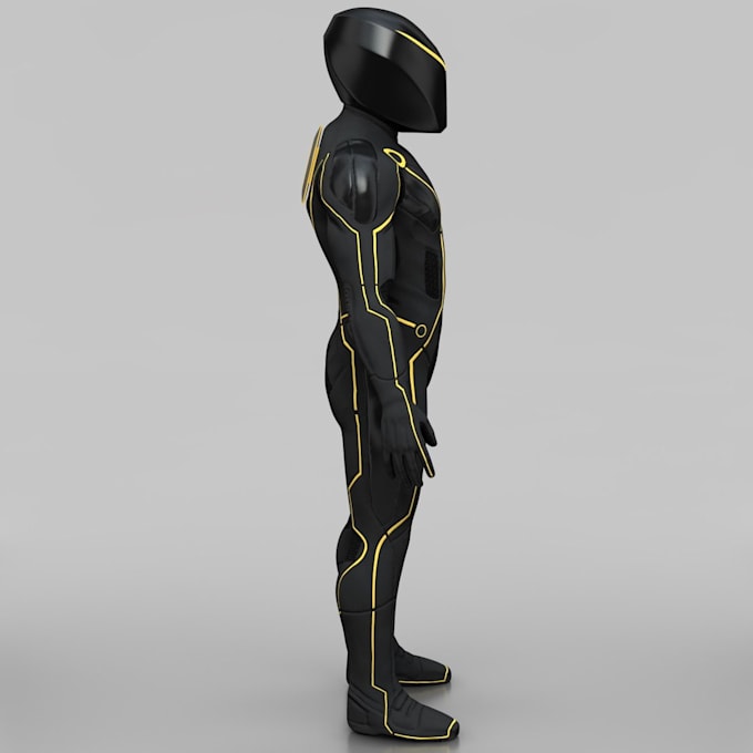 Detailed scifi model, rig 3d weapon, robotic character, machine mech ...