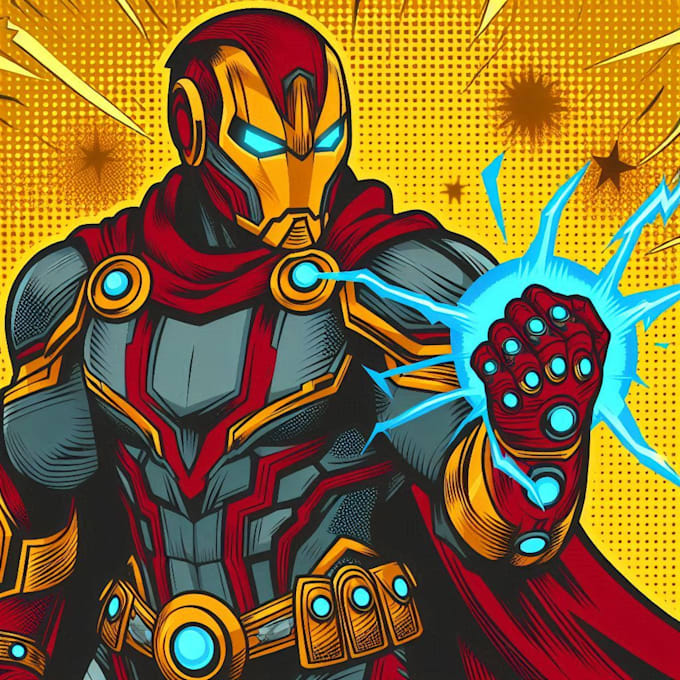 Draw comic book a full comic book page by Rajaove | Fiverr