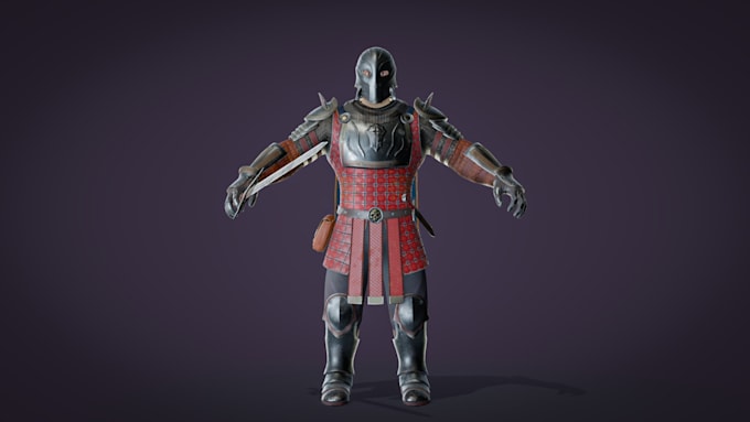 Aaa quality 3d character model, pbr textures, topology, uv map, ue5 rig ...