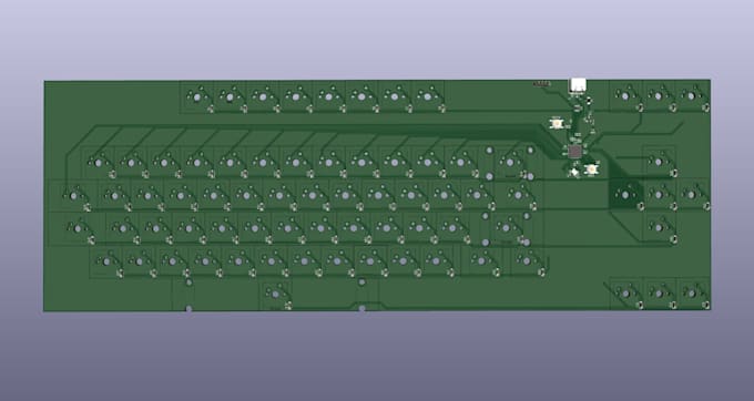 Design custom mechanical keyboard pcb and program firmware by ...